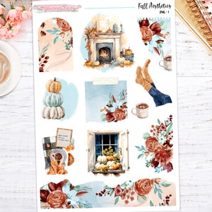 Fall Aesthetics - Stickers/layering Sticker Kit-journal - Etsy