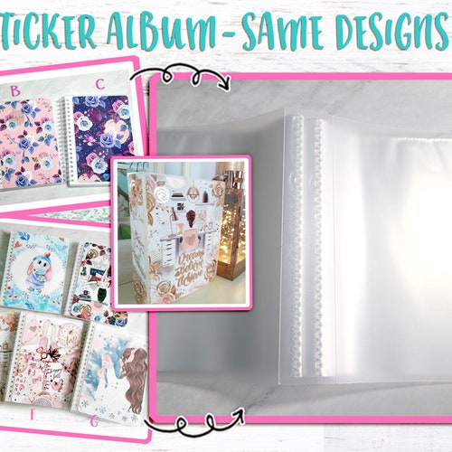 Large Sticker Storage Album Adventure Book | Etsy