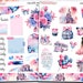 NEW Format Spring Peonies 6-page Deluxe Weekly Planner Sticker Kit ...