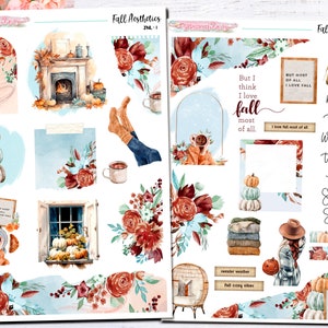 Fall Aesthetics - Stickers/layering Sticker Kit-journal - Etsy
