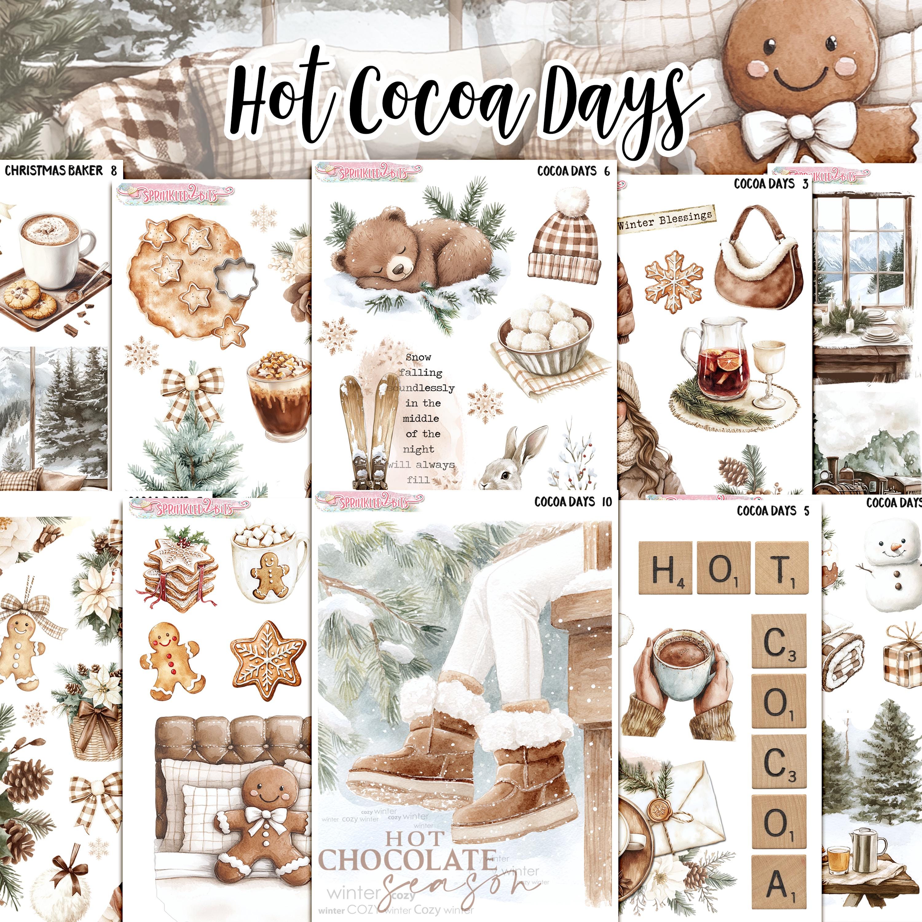 Mini Decorative Kit - Hot Cocoa Days - Journal Sticker Kit/a La Carte ...