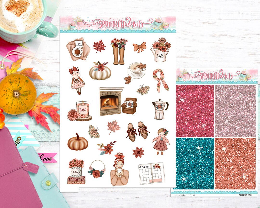 Glorious Fall - Kit Add Ons - Planner Stickers - Etsy