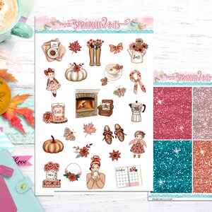 Glorious Fall - Kit Add Ons - Planner Stickers - Etsy