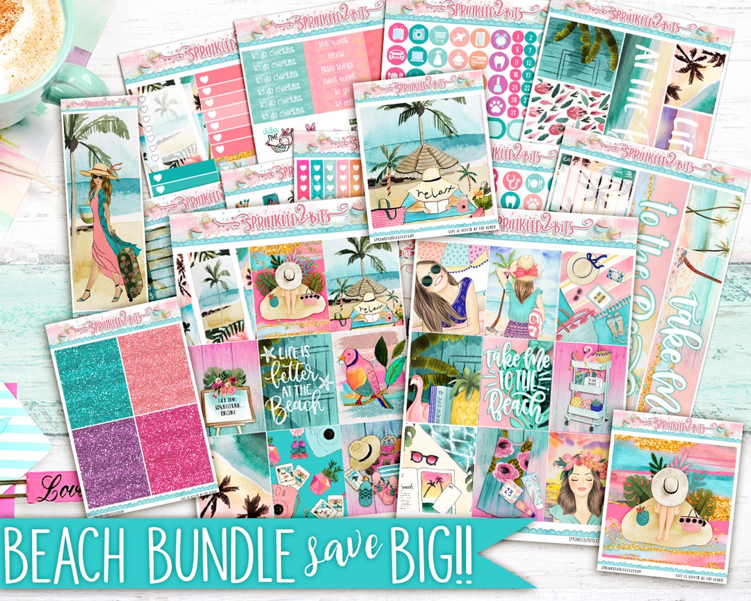 Beach Bundle - Beach Vibes Mini and Life is Better at the Beach Kit ...