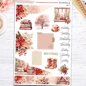 Winterberry - Journaling-stickers/layering Sticker Kit-journal - Etsy