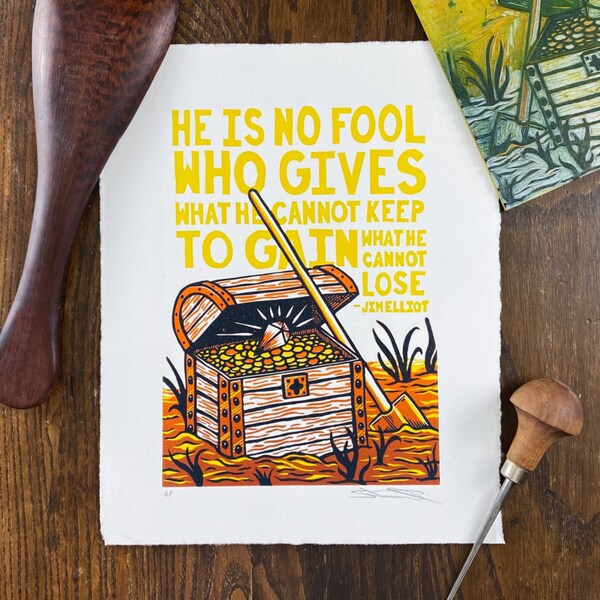 Color Linocut - Etsy