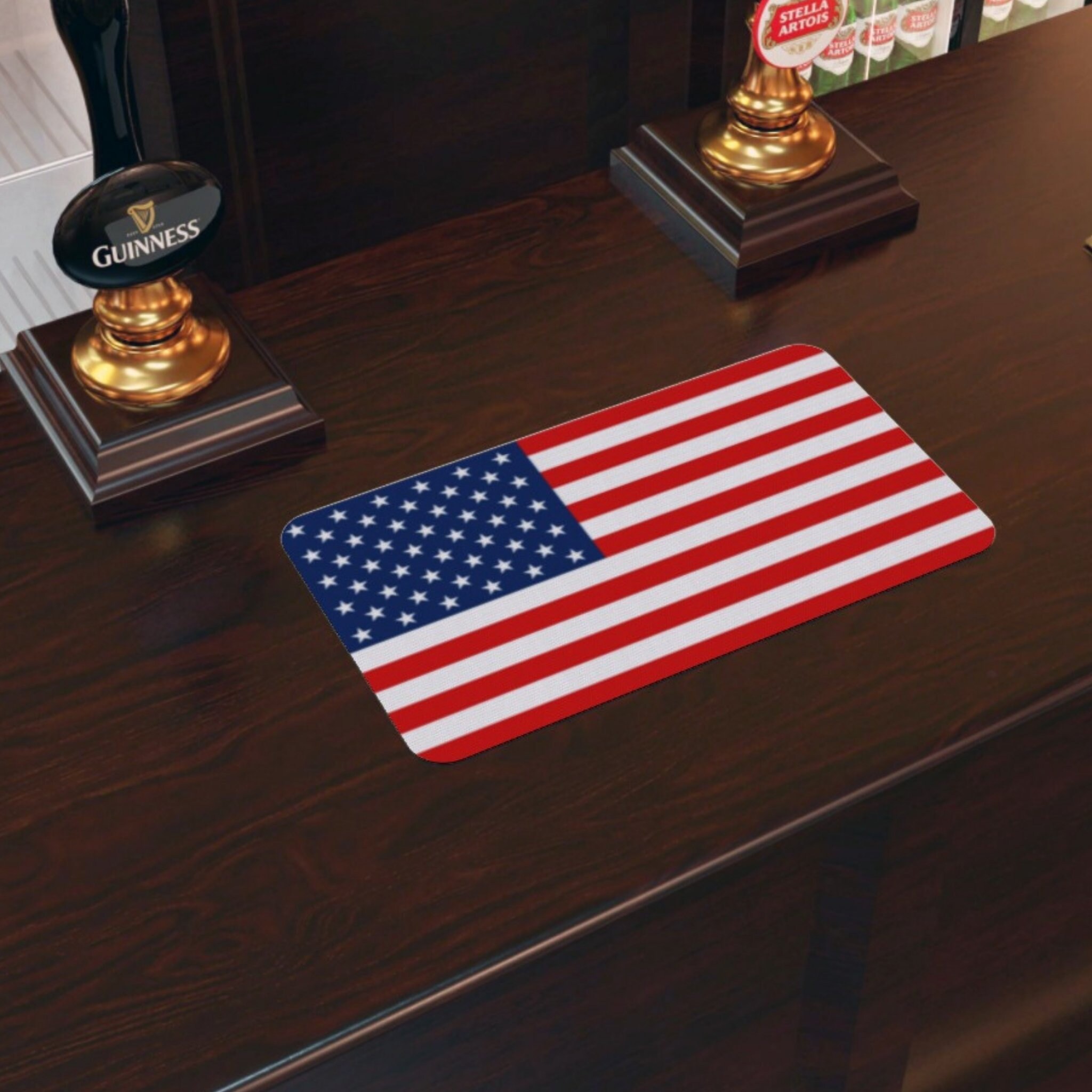 Country Flag Emblem Bar Runner Insert Any Country - Etsy UK