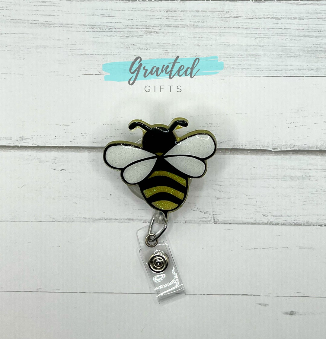 Bumble Bee Badge Reel - Etsy