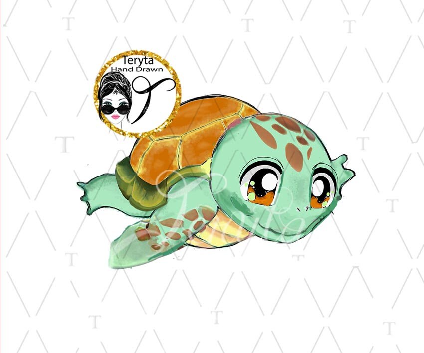 Turtle Boy Artist Clipart