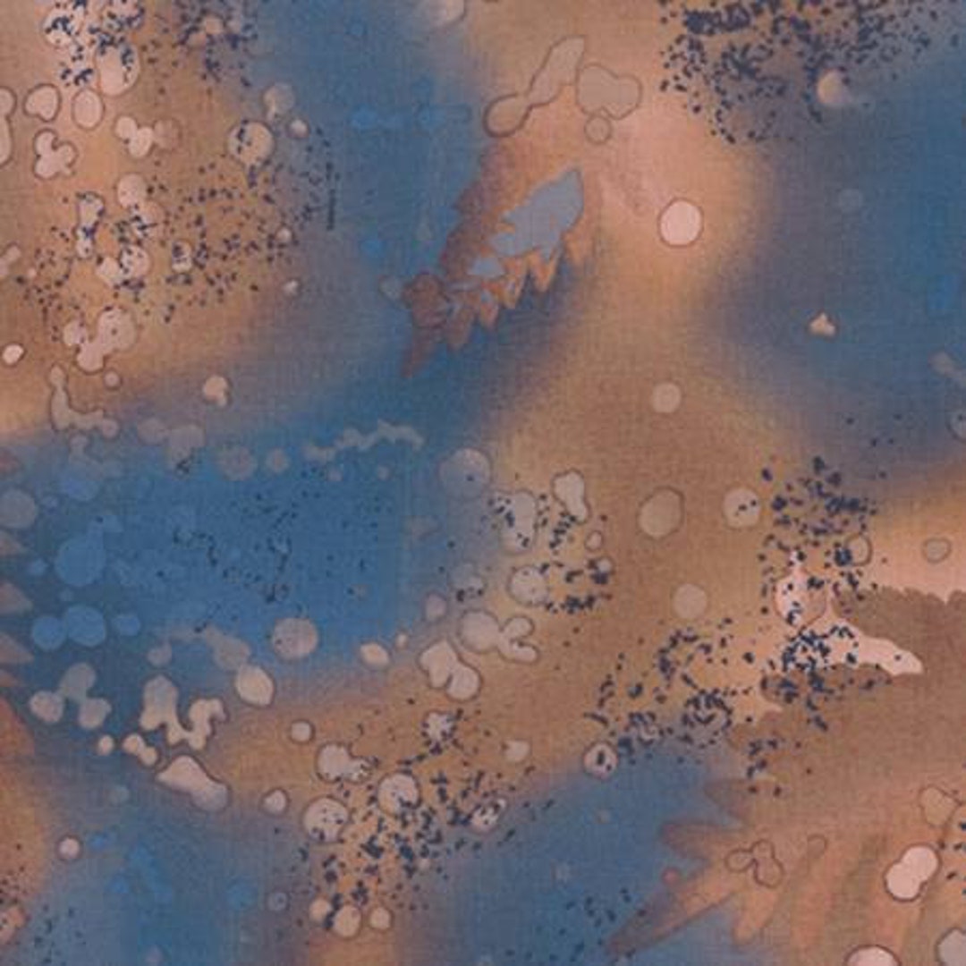 Benartex Fossil Fern Misty Navy. 100% Cotton Fabric by the Half Yard ...