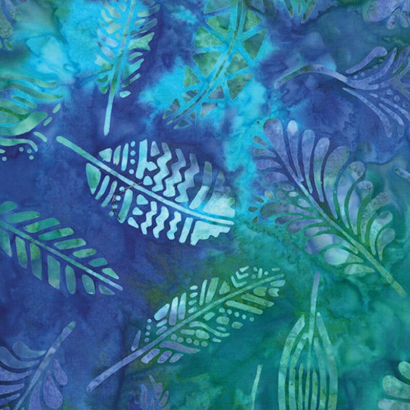 Purple Teal Fabric - Etsy