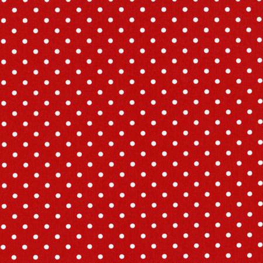 Red Dots C1820-RED. Polka Dot Collection Timeless Treasures Collection ...