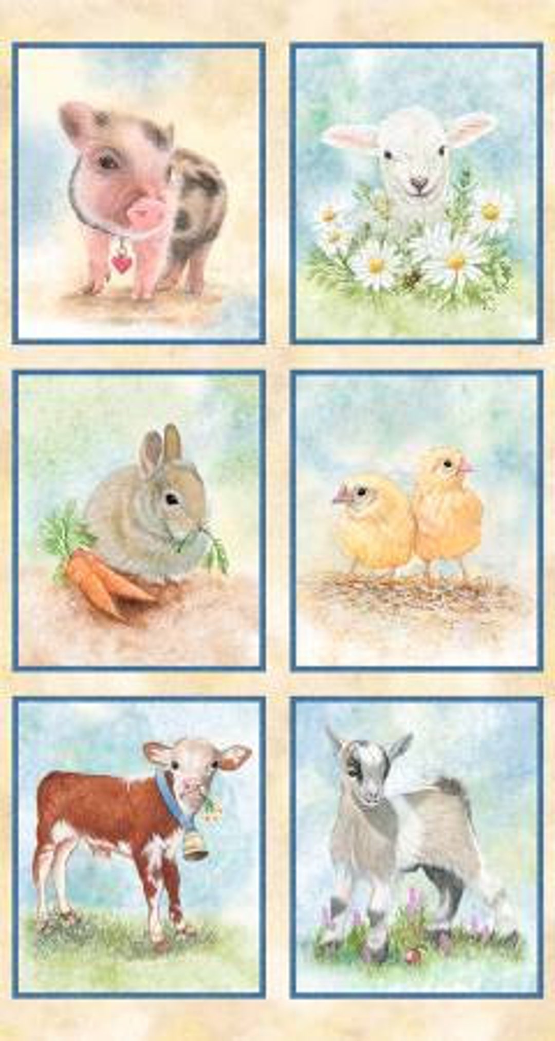 Barnyard Babies Patches BYBA5273-PA. From P & B Textiles Barnyard ...