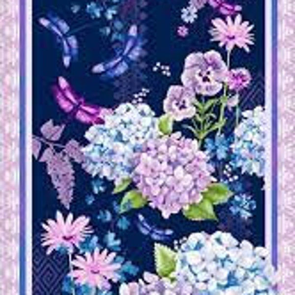 Hydrangea Fabric - Etsy