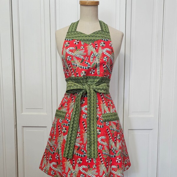 Candy Cane Aprons - Etsy