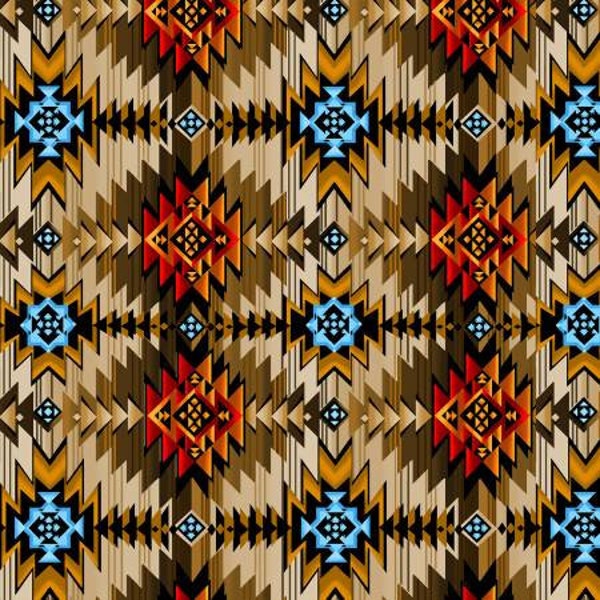 Aztec Flannel Fabric - Etsy