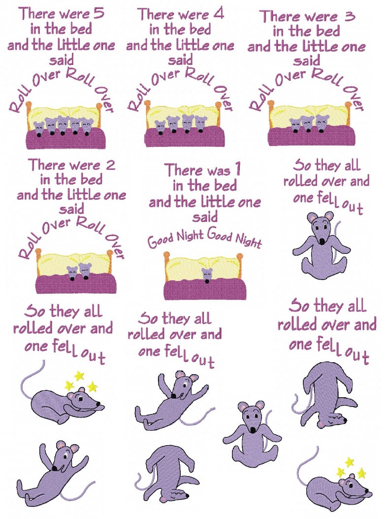 Little One Said Machine Embroidery Design Set 5X7 - Etsy