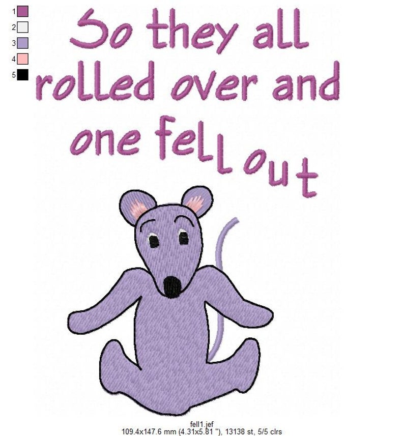 Little One Said Machine Embroidery Design Set 5X7 - Etsy