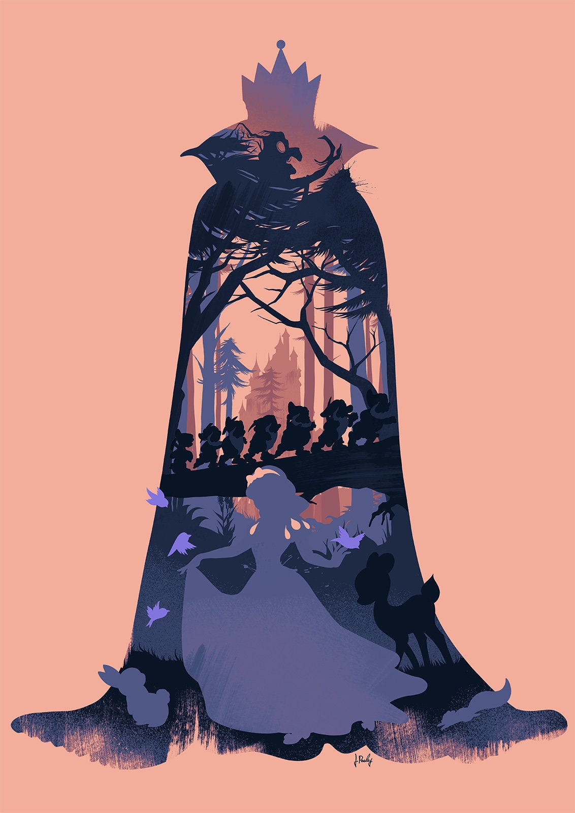 Disney Snow White Poster | Etsy