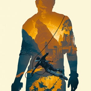 Uncharted Nathan Drake Poster Print - Etsy UK