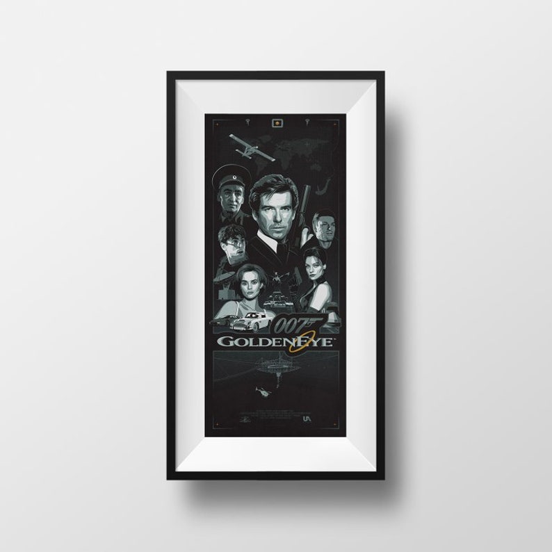 007 Goldeneye Poster - Etsy UK