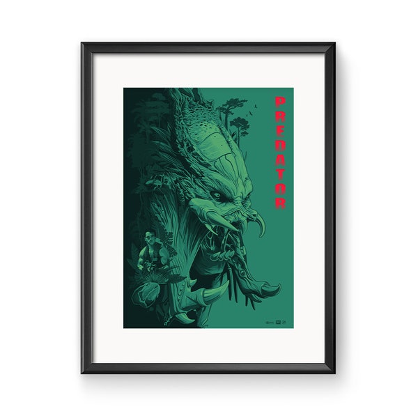 Arnold Schwarzenegger Predator Poster - Etsy