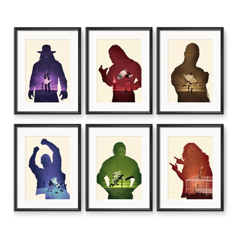 Wwe Wall Decor - Etsy