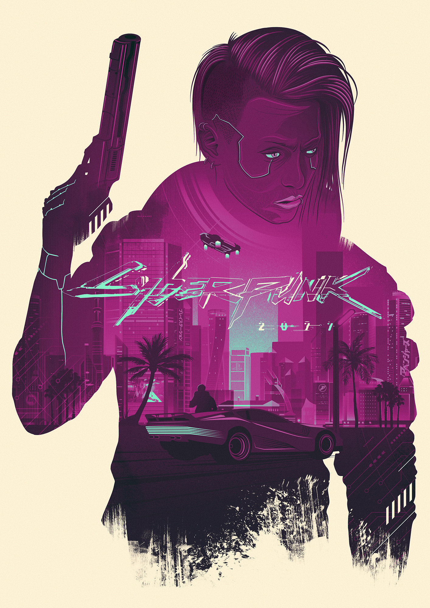 Cyberpunk 2077 Game Poster Print - Etsy UK