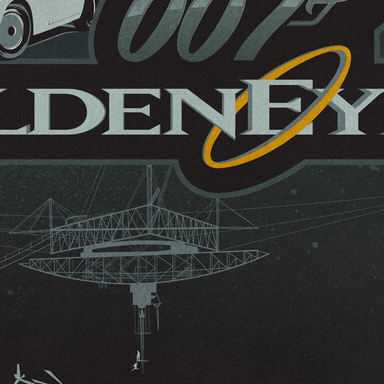 007 Goldeneye Poster - Etsy UK