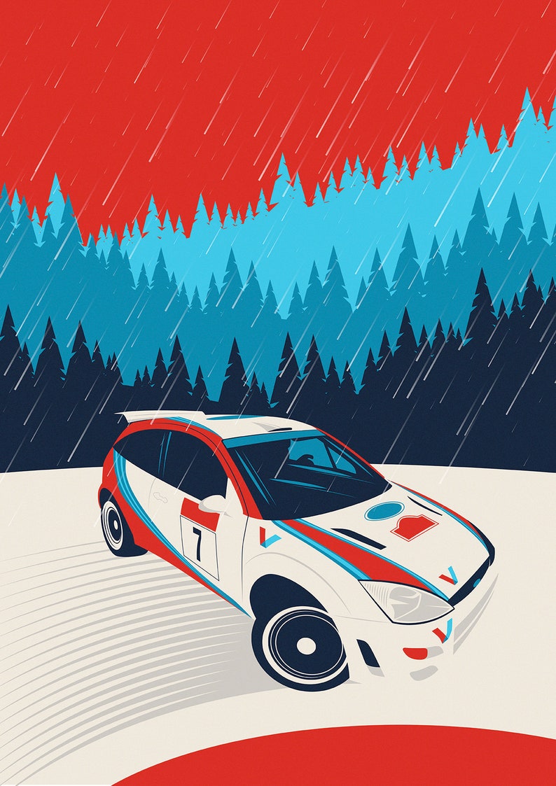Classic Rally Cars Poster Print Group B Rally World Rally - Etsy UK