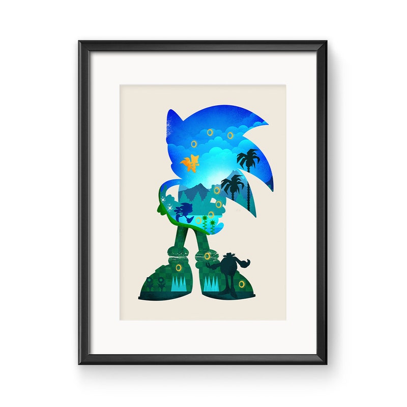 Sonic Poster - Etsy