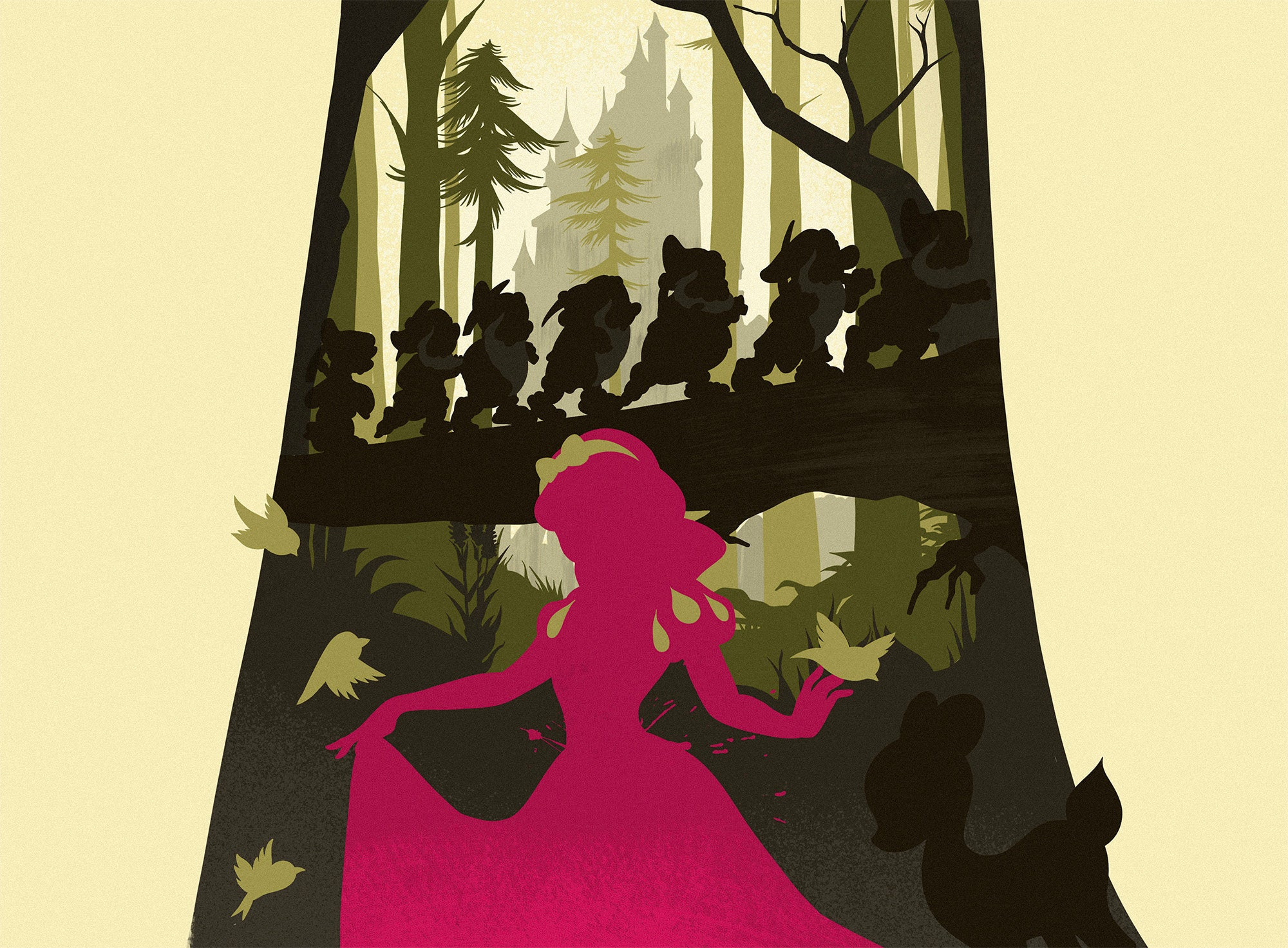 Disney Snow White Poster | Etsy