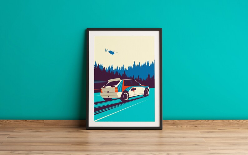 Classic Rally Cars Poster Print Group B Rally World Rally - Etsy UK