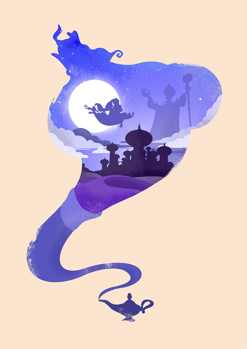 Aladdin Poster - Etsy