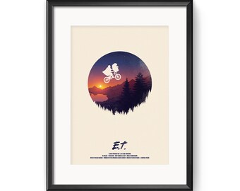 E.T. the Extra-terrestrial Poster Printable, Instant Download, Pop ...