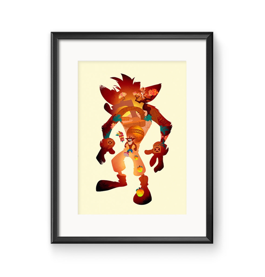 Crash Bandicoot Poster Print - Etsy