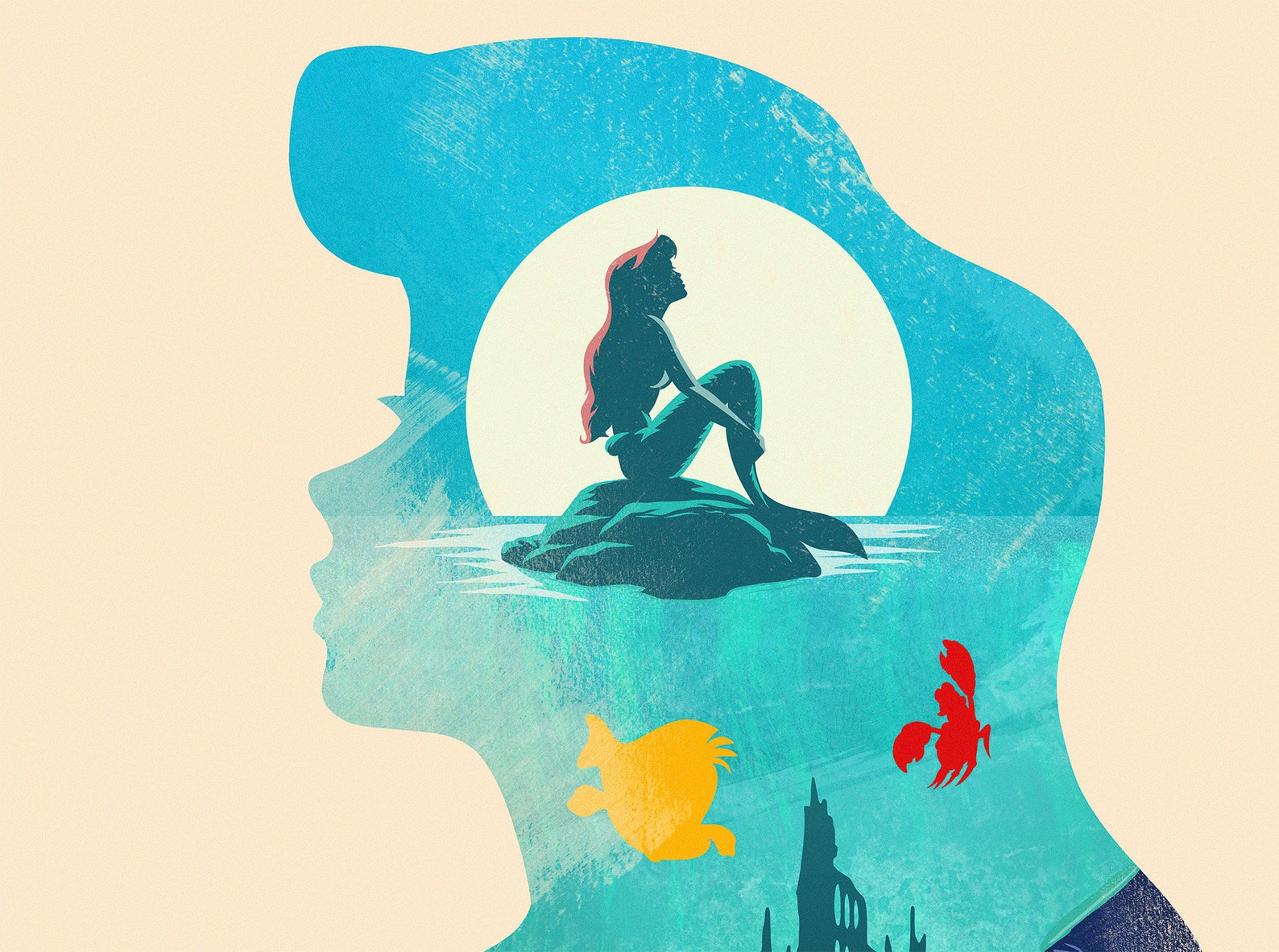 Disney the Little Mermaid Poster - Etsy