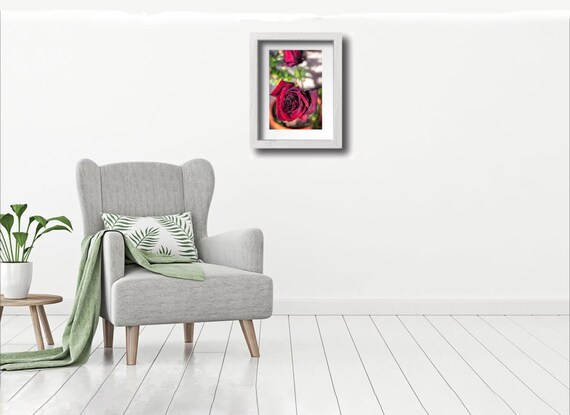 Prints Garden decor Red rose flower print Printable wall art Instant ...