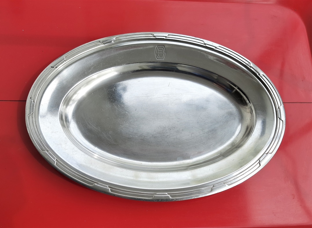 ART DECO France Around 1920 - Maritime Serving Platter, Silver-plated ...
