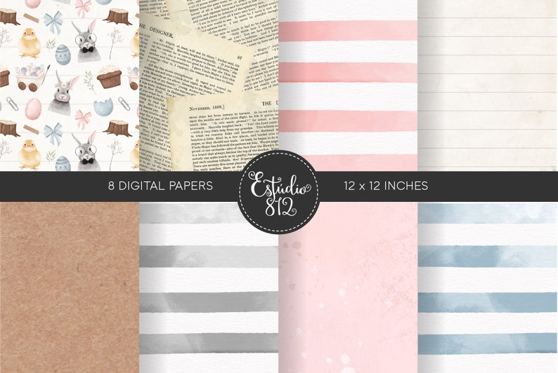 Magic Easter Clipart, Bunny Digital Clipart - Etsy