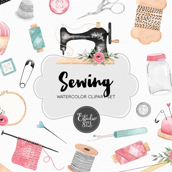 Sewing Clip Art - Etsy