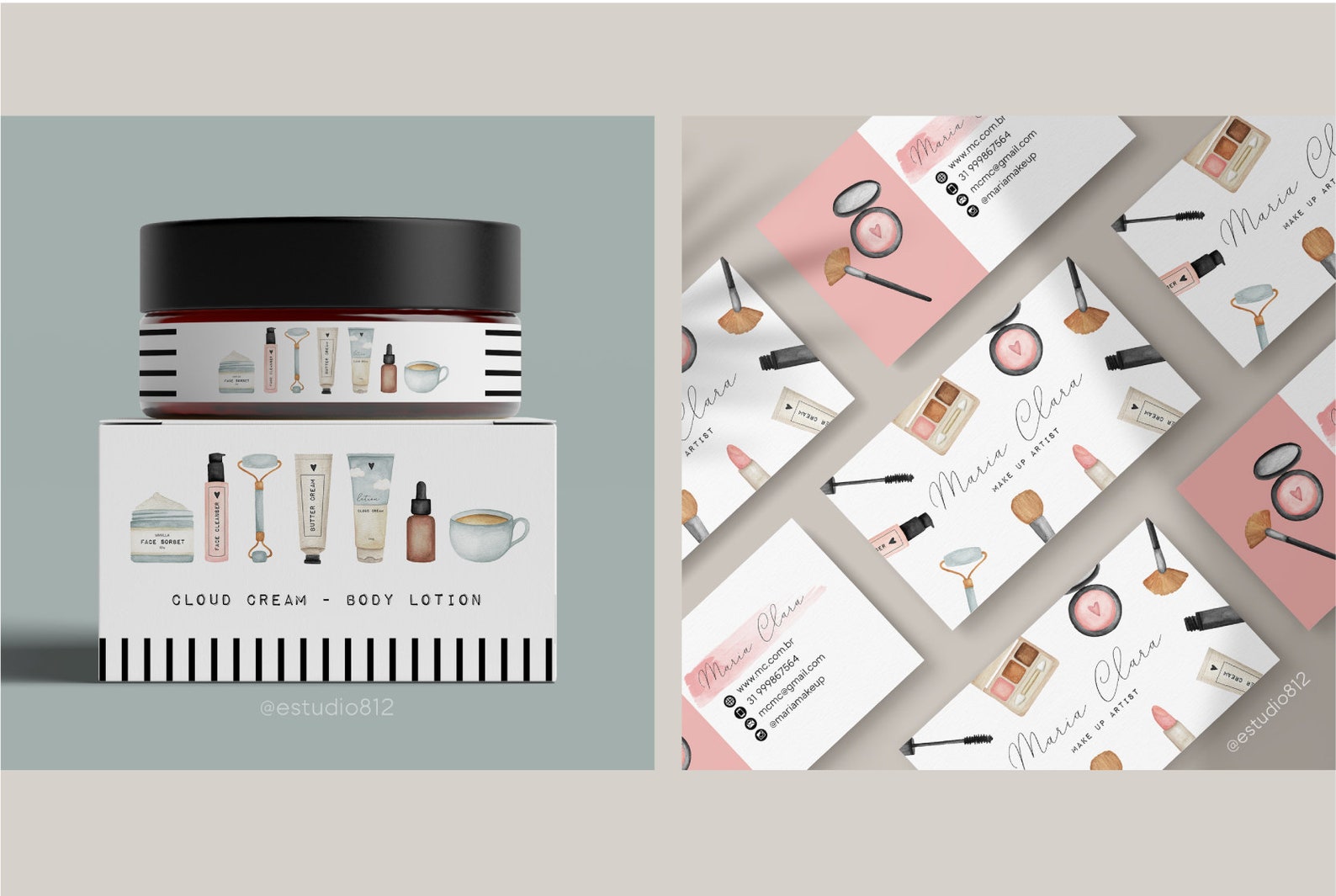 Skin Care Clipart Skincare Clip Art Watercolor Digital Art - Etsy