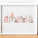Watercolor Lettering Creator, Alphabet Digital Clipart, Baby Names ...