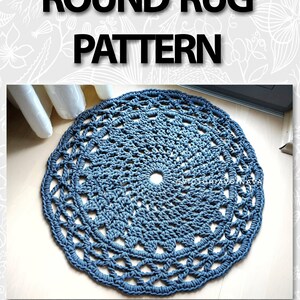 Crochet Round Rug Pattern | Crochet Pattern - Etsy