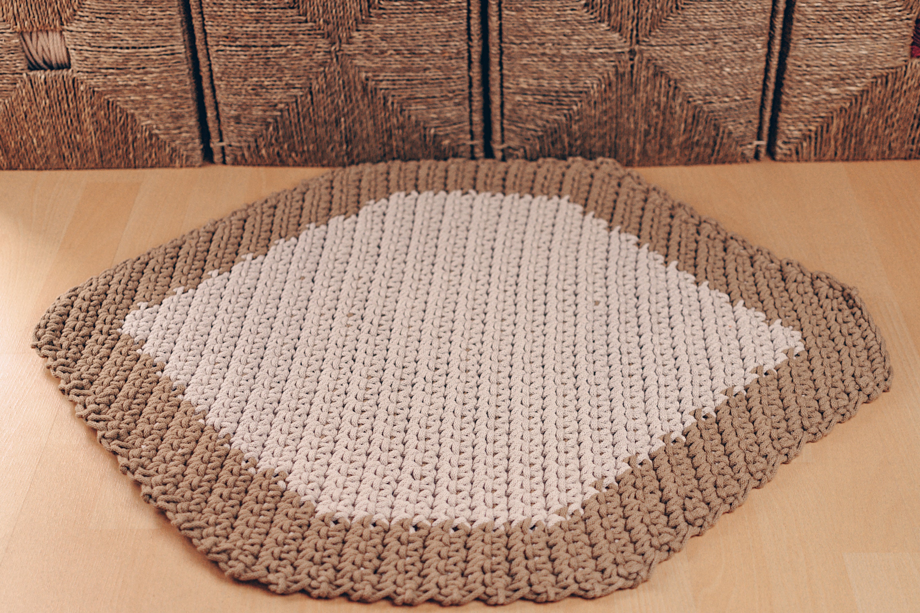 Crochet Rhombus Rug Pattern Modern Geometric Rug Pattern Decorative ...