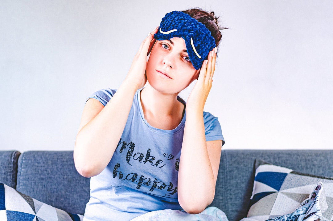 Crochet Sleep Mask Pattern | Crochet Eye Mask Pattern | PDF | Video ...