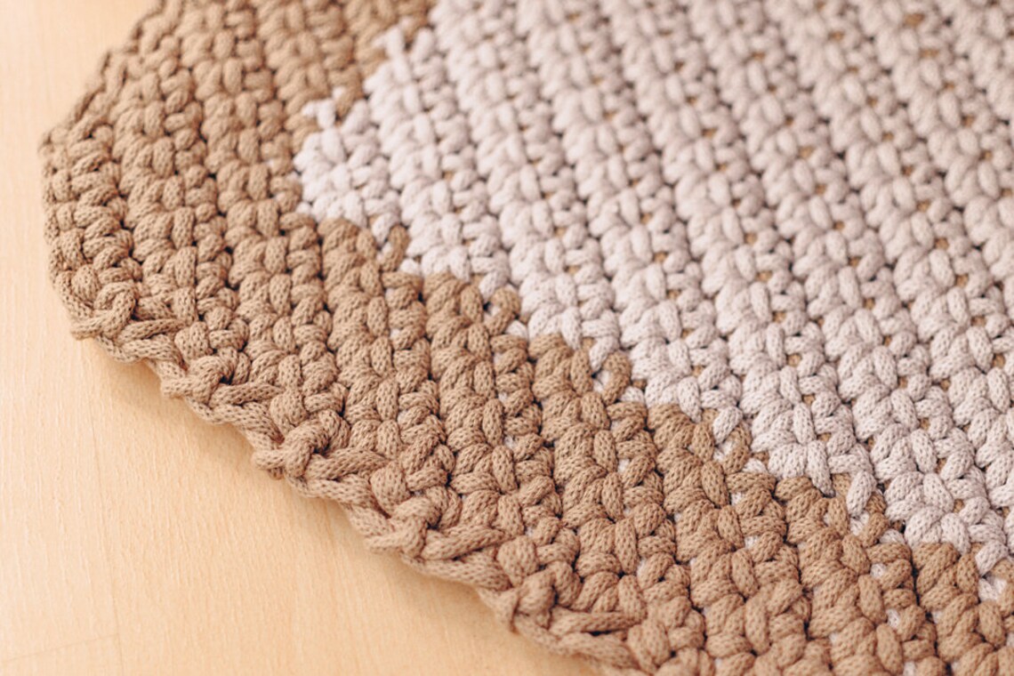 Crochet Rhombus Rug Pattern Modern Geometric Rug Pattern - Etsy