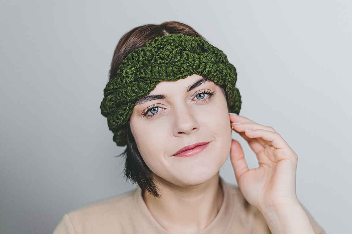Crochet Braided Headband Pattern - Etsy