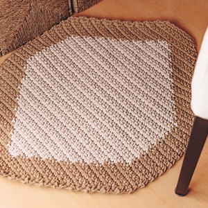 Crochet Rhombus Rug Pattern | Modern Geometric Rug Pattern | Decorative ...