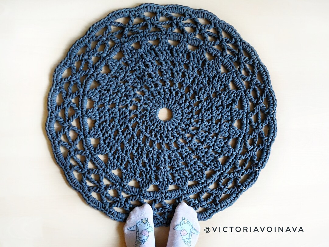 Crochet Round Rug Pattern | Crochet Pattern - Etsy